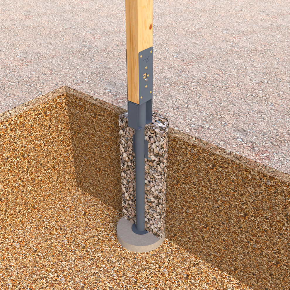 True Column | Full Steel Post-Frame Foundation Posts – True Cut ...